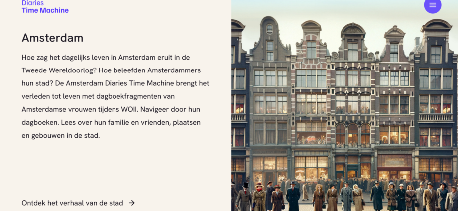 Amsterdam Diaries Time Machine – Amsterdam Time Machine